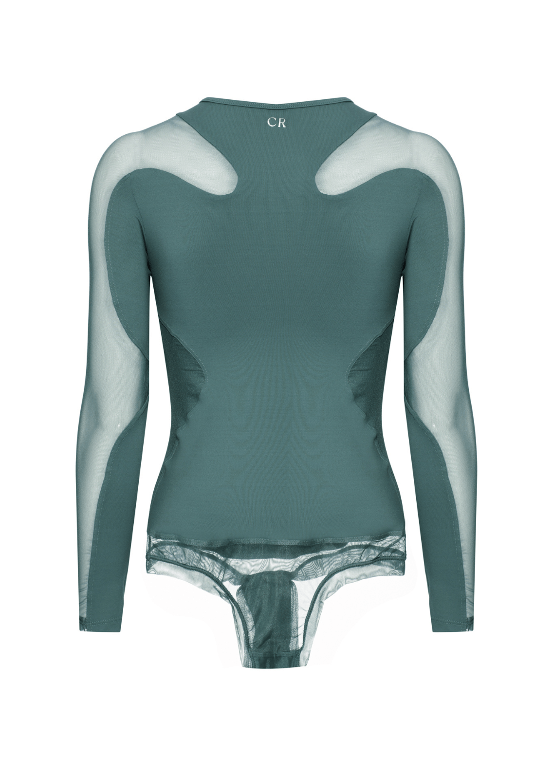 Body Due Recortes Tule Manga Longa | Balletto